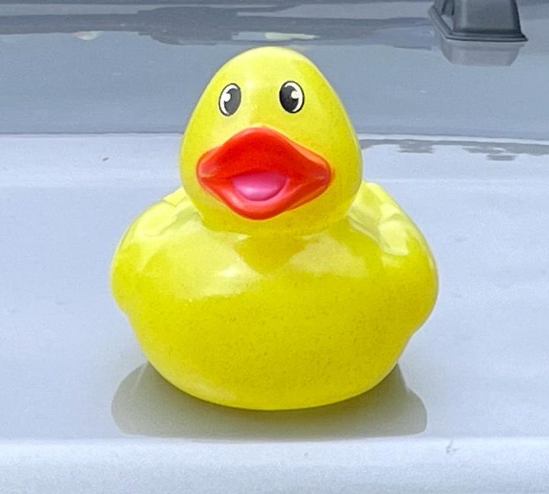 Extra Large 6 Inch Glitter Rubber Duck - Cruise - Ducking - Yellow - Etsy