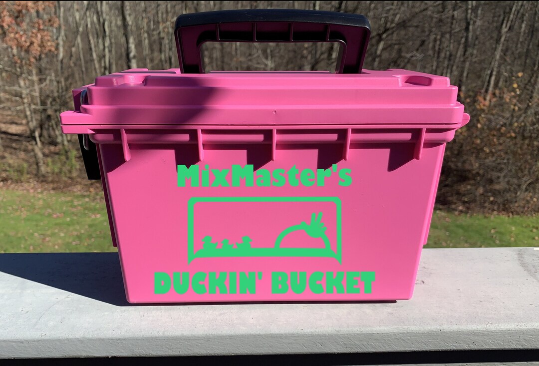 Duck Duck Holder, Pink Personalized Rubber Duck Storage, Duck Carry ...