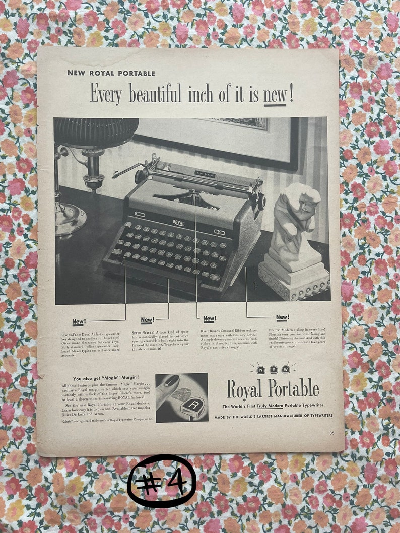 1940s Magazine Advertisements your Pick - Etsy