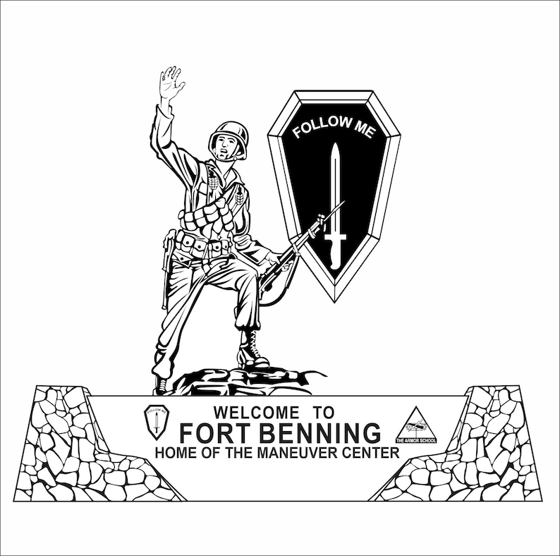 Digital Download-iron Mike-fort Benning- Follow Me-maneuver Center of ...