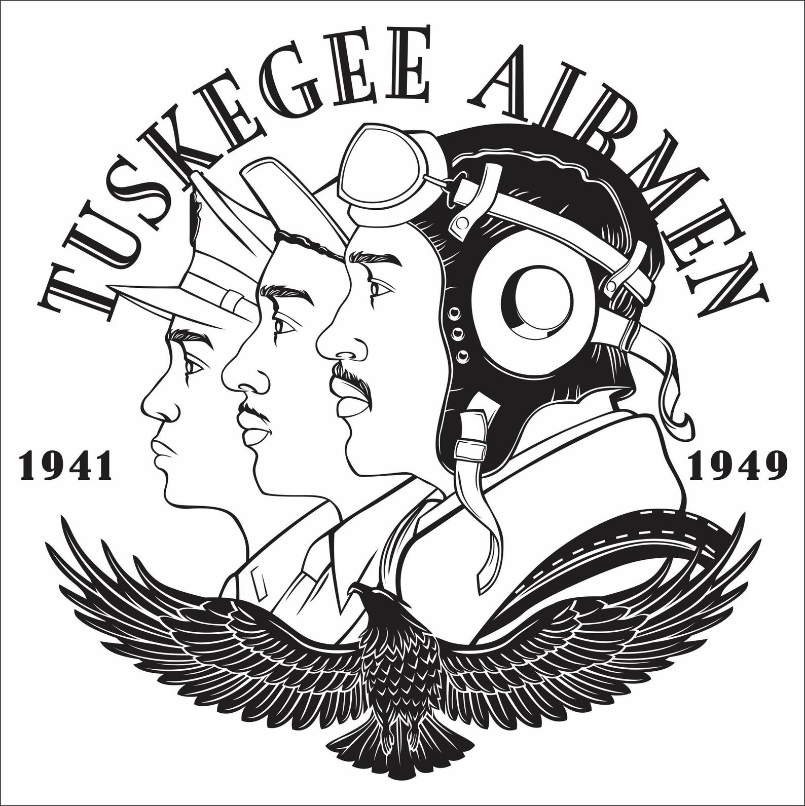 TUSKEGEE AIRMEN ALABAMA, Ww2, African American Art, Soldier, Black ...