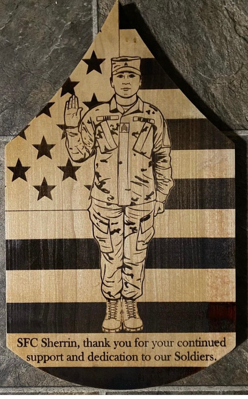 DIGITAL SOLDIER ART - Recruiter Soldier Art - Illustration Print Art ...