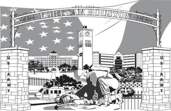 Fort Sam Houston JBSA Collage - Etsy