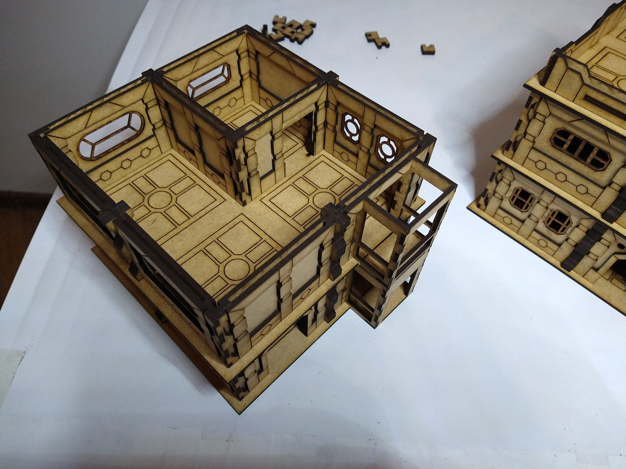 MDF Lasercut Terrain Sci-fi Residential Area digital File/.cdr,.svg - Etsy