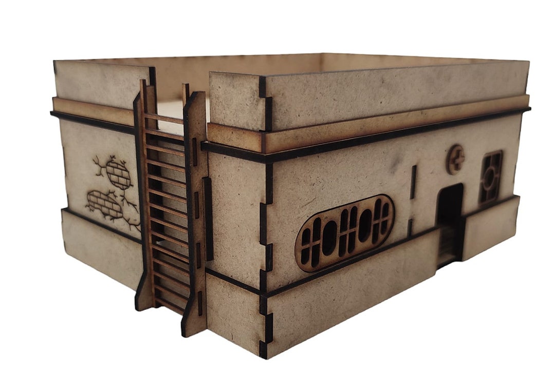 MDF Lasercut Terrain Post Apo Small Clinicdigital File/.cdr,.svg - Etsy