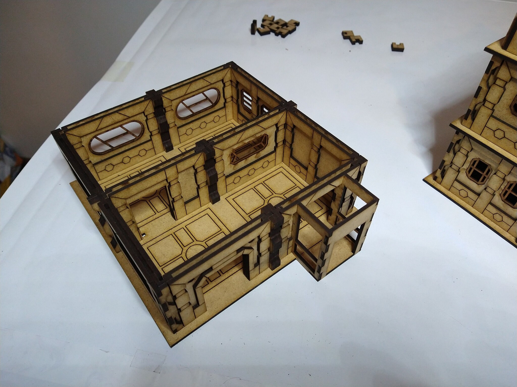 MDF Lasercut Terrain Sci-fi Residential Area digital File/.cdr,.svg - Etsy