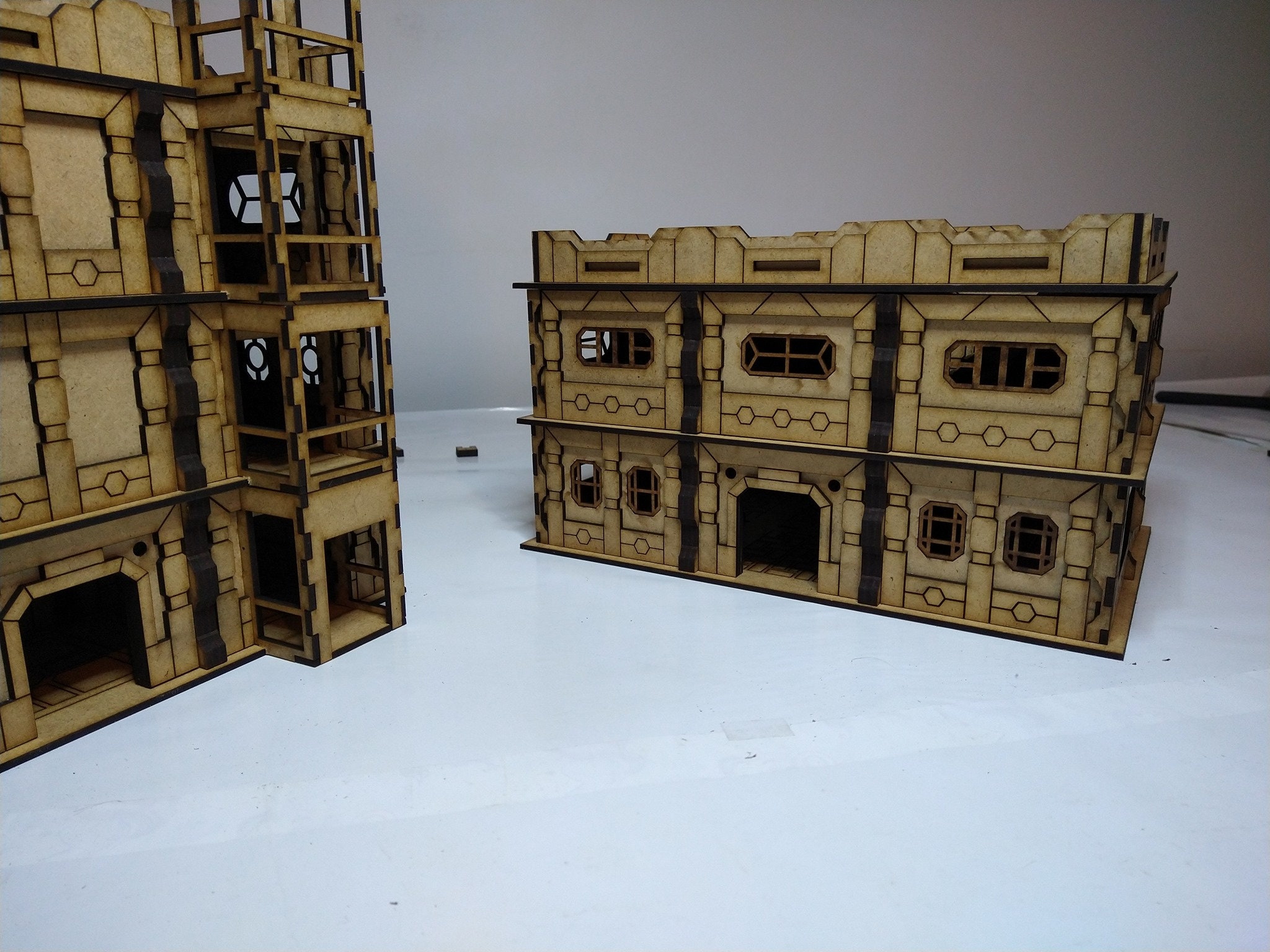 MDF Lasercut Terrain Sci-fi Residential Area digital File/.cdr,.svg - Etsy