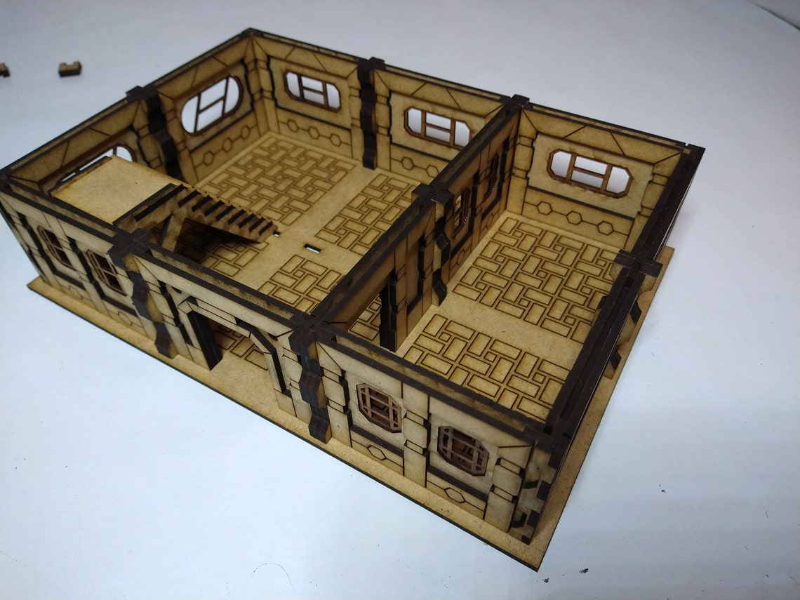 MDF Lasercut Terrain Sci-fi Residential Area digital File/.cdr,.svg - Etsy