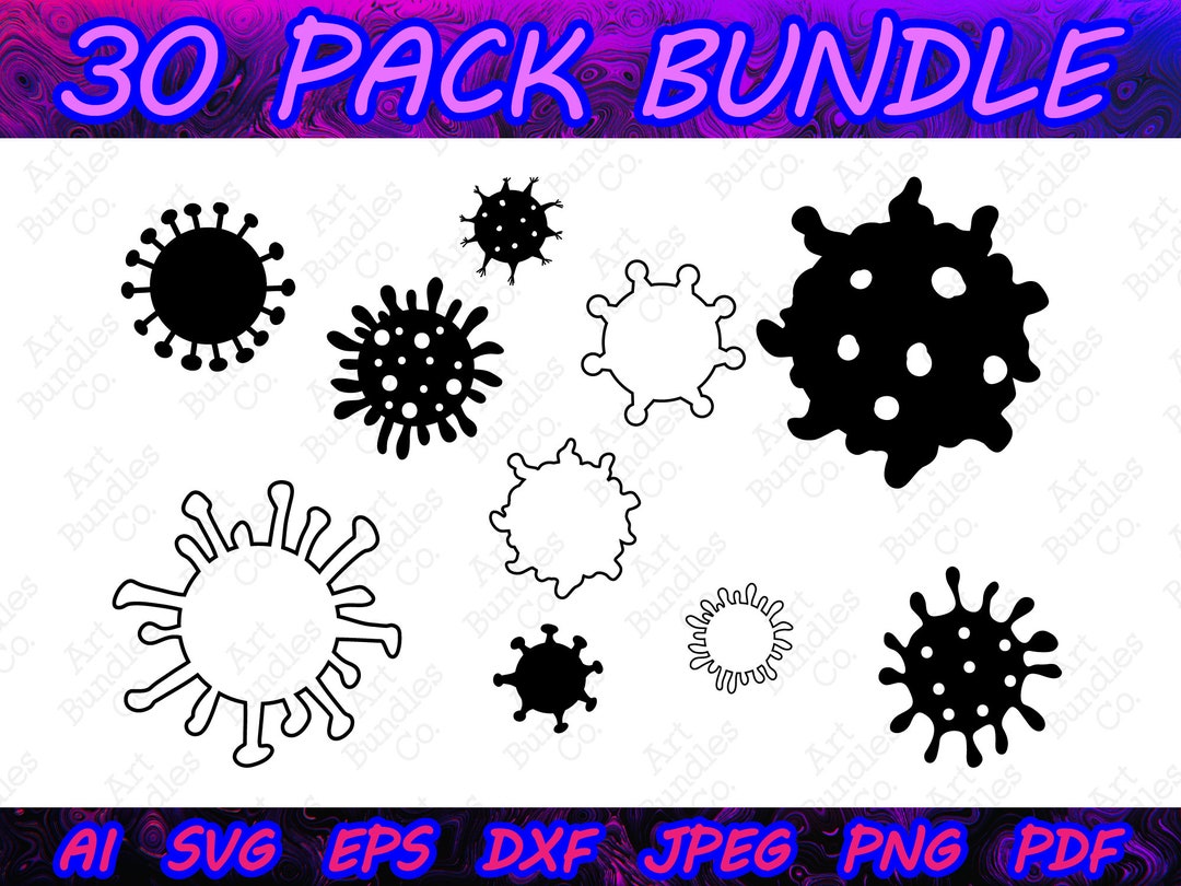 Virus SVG Germs SVG Delta SVG Omicron Svg Virus Png Germs - Etsy