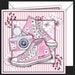 Funky Sneakers Downloadable Card Front With Inserts Decoupage Digital ...