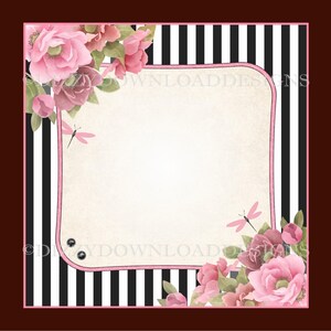 Rustic Flower Cart Downloadable Card With Inserts Decoupage Envy All ...