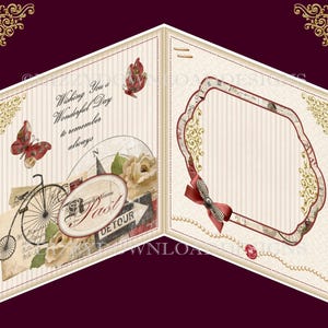 Recollections of the Past Vintage Style Printable Pocket Card Inserts ...