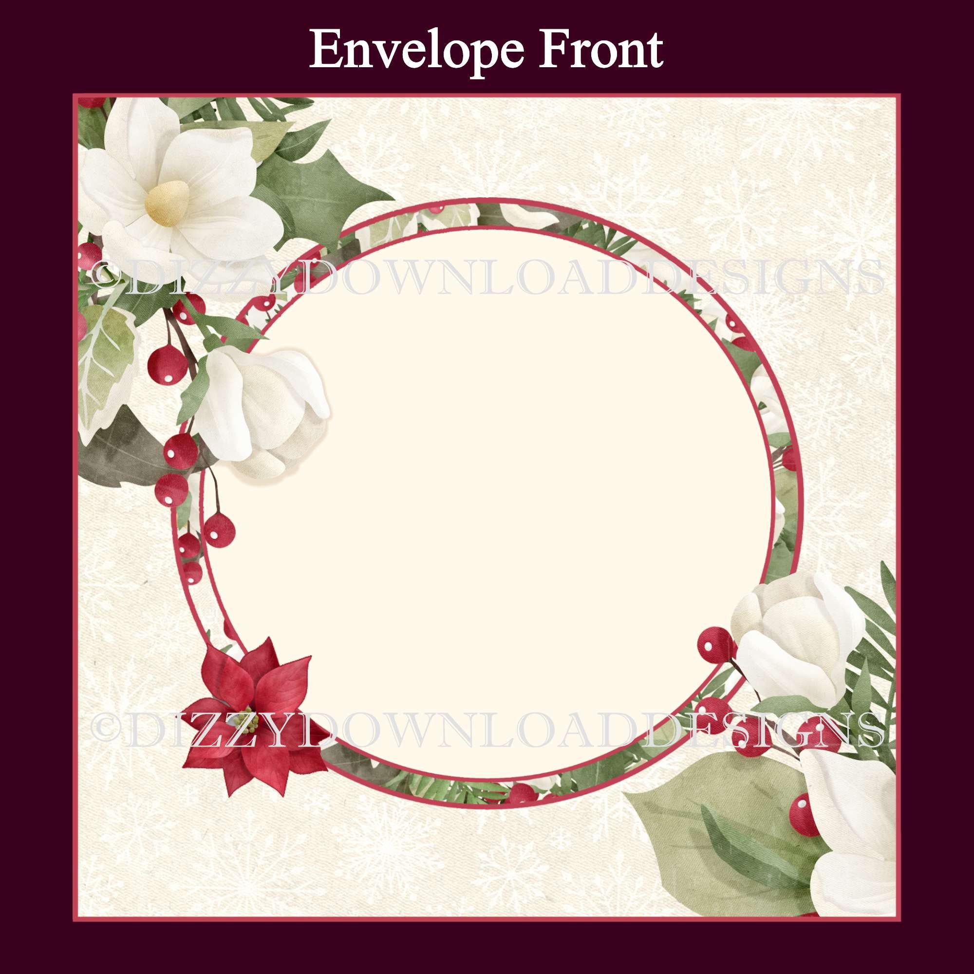 Christmas Joy Easel Card Kit Envelope Decoupage Layers Instant - Etsy