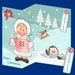 Eskimo Girl and Friends Downloadable Card Kit Decoupaged Fold - Etsy