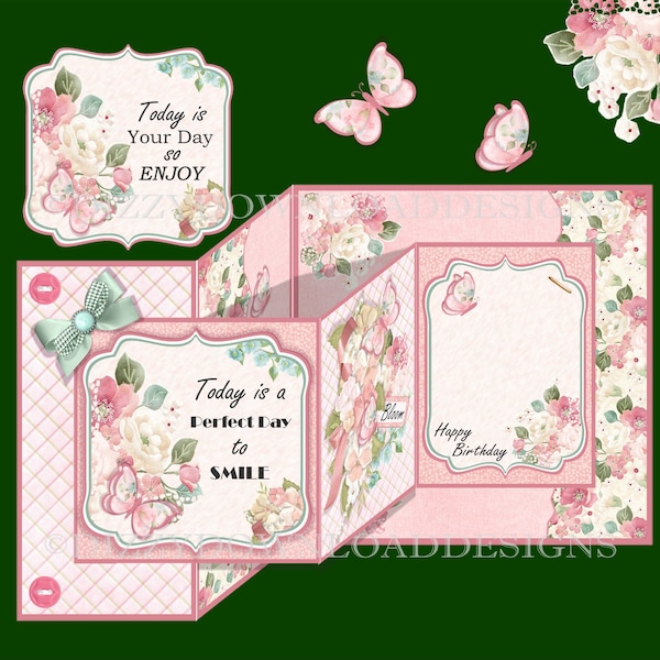 Folded Birthday Card - Etsy