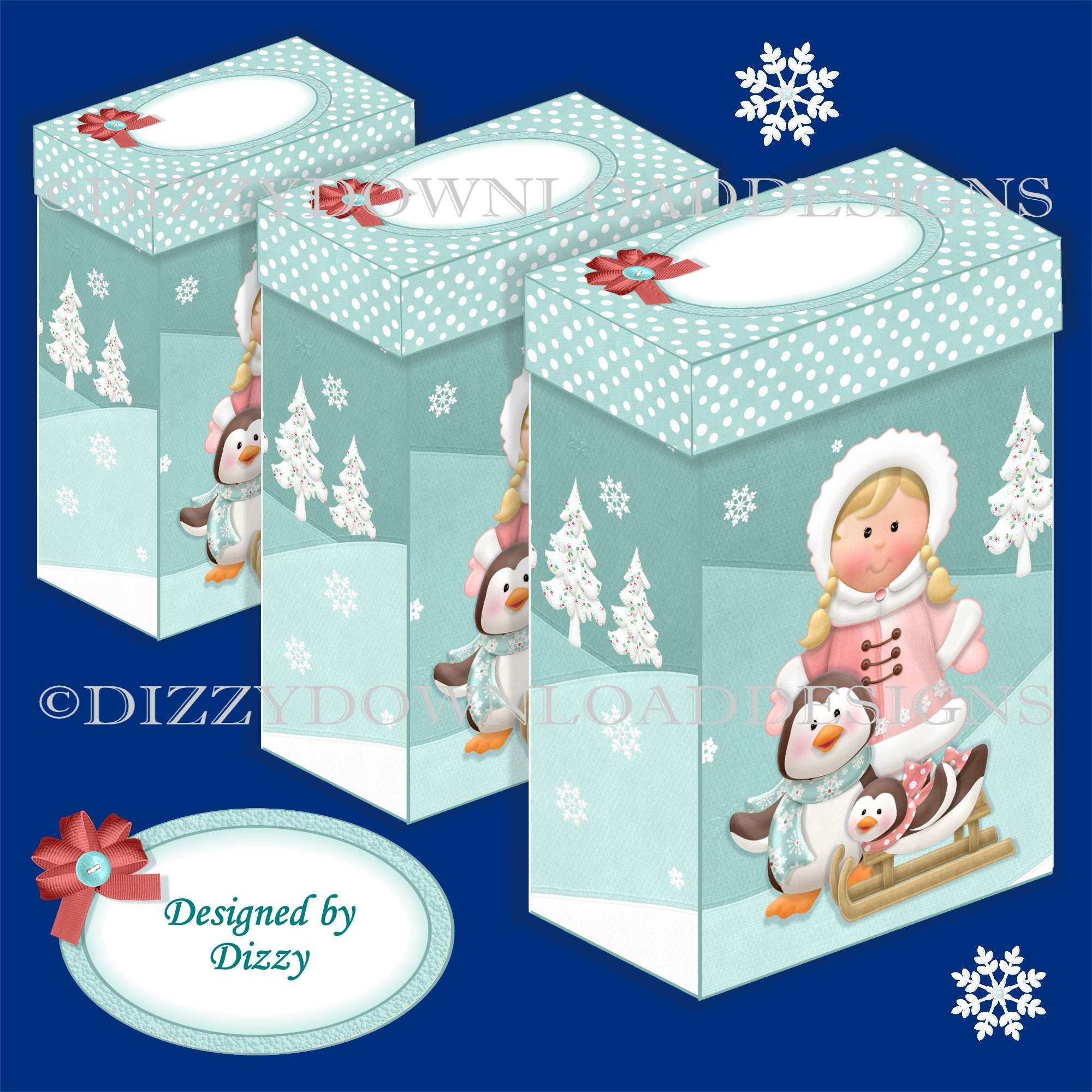 Eskimo Girl and Friends Downloadable Christmas Gift Box Set - Etsy