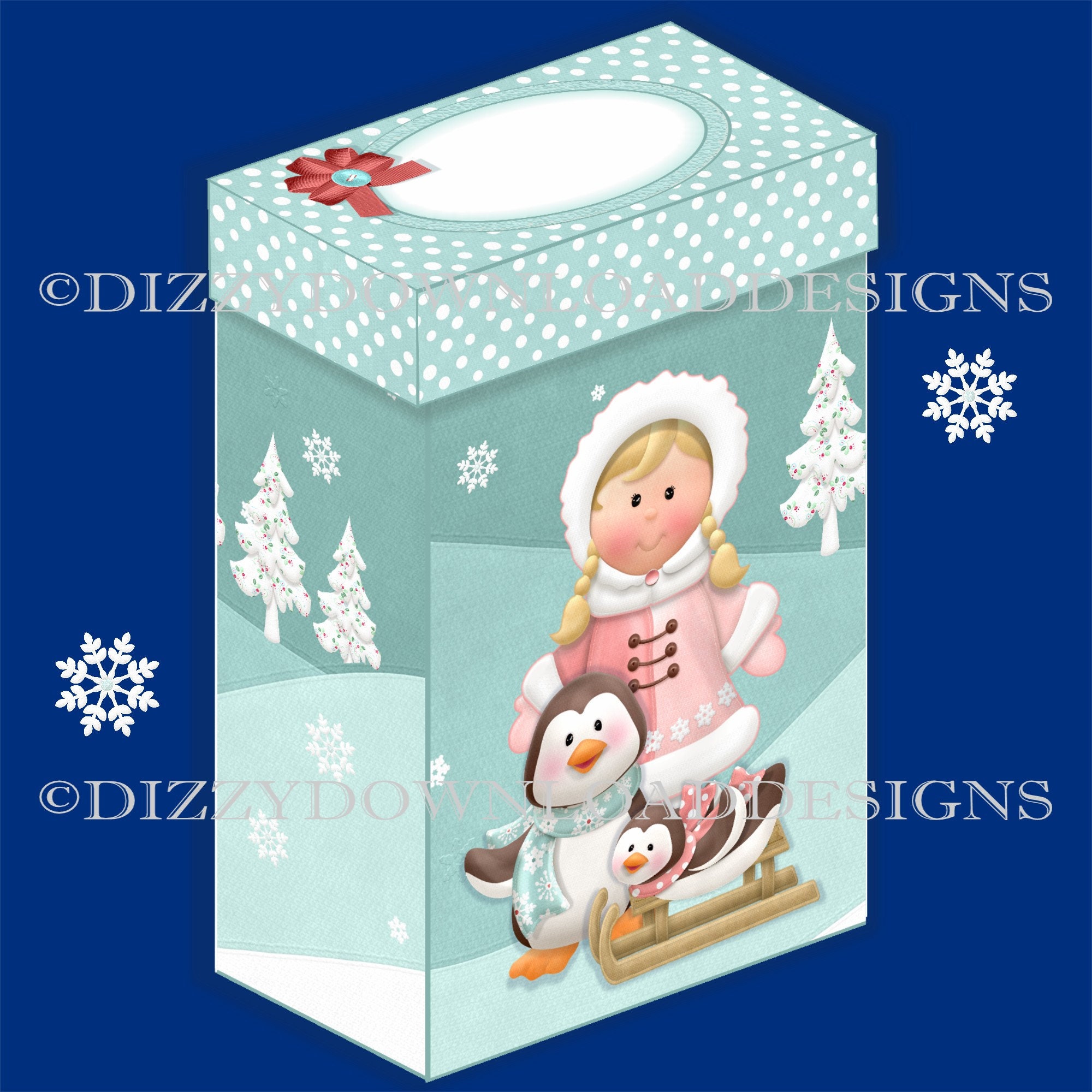 Eskimo Girl and Friends Downloadable Christmas Gift Box Set - Etsy