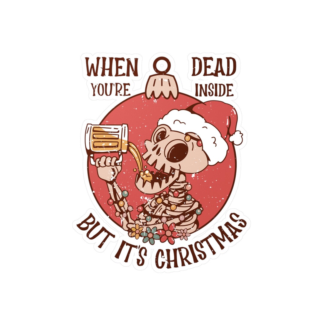 Dead Inside Sticker - Etsy