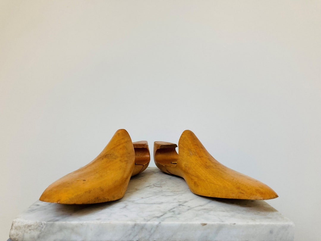 Vintage Wooden British American Shoe Trees - Etsy