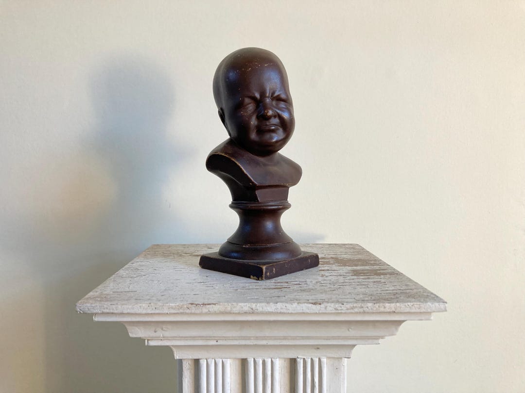 Antique Comic Baby-face Bust - Etsy