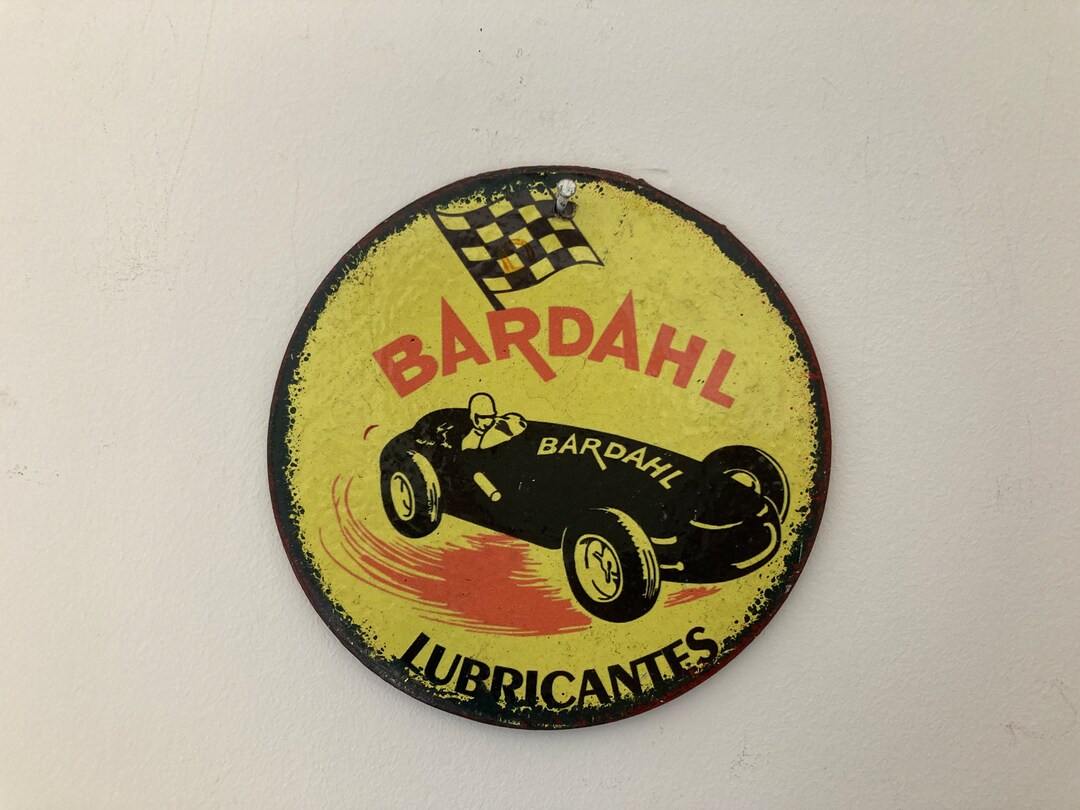 Vintage Collectible Bardahl Enamel Sign - Etsy
