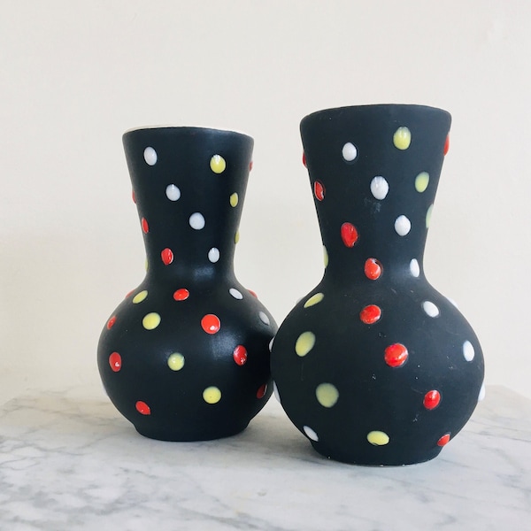 Polka Dot Vase - Etsy