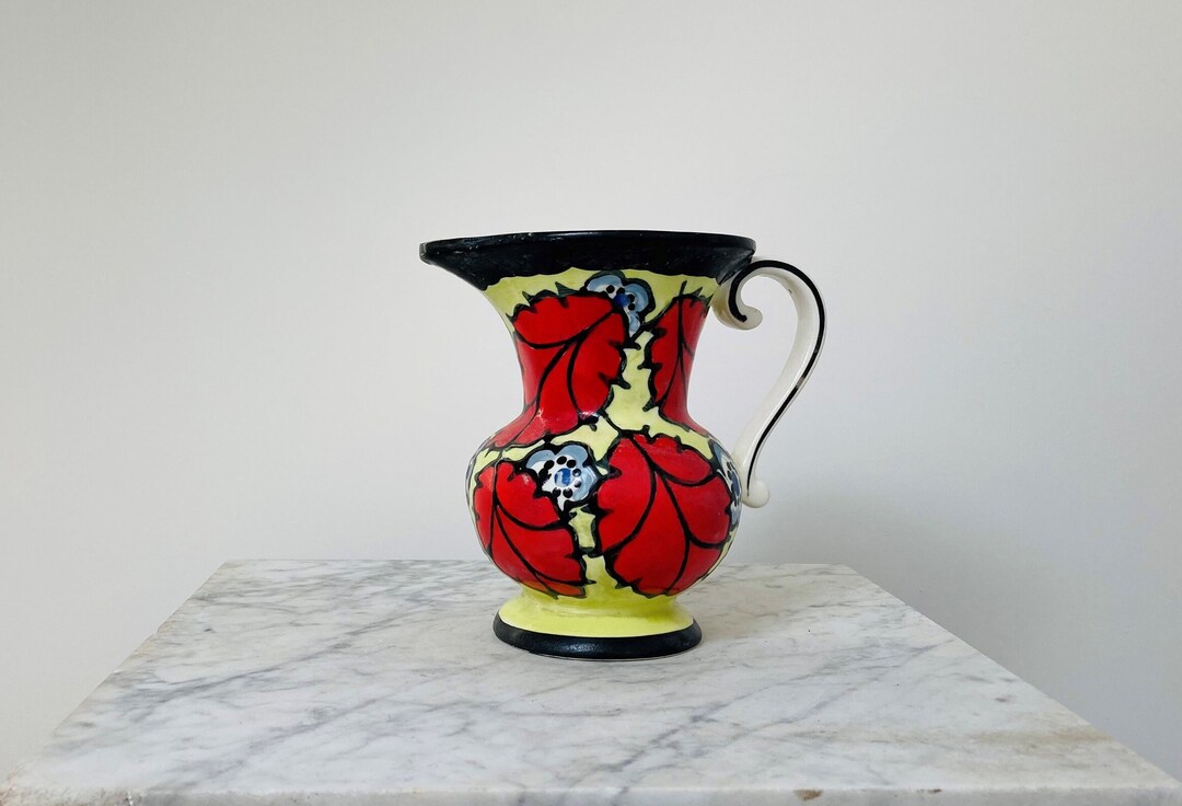 Vintage Ditmar Urbach Handpainted Milk Jug - Etsy