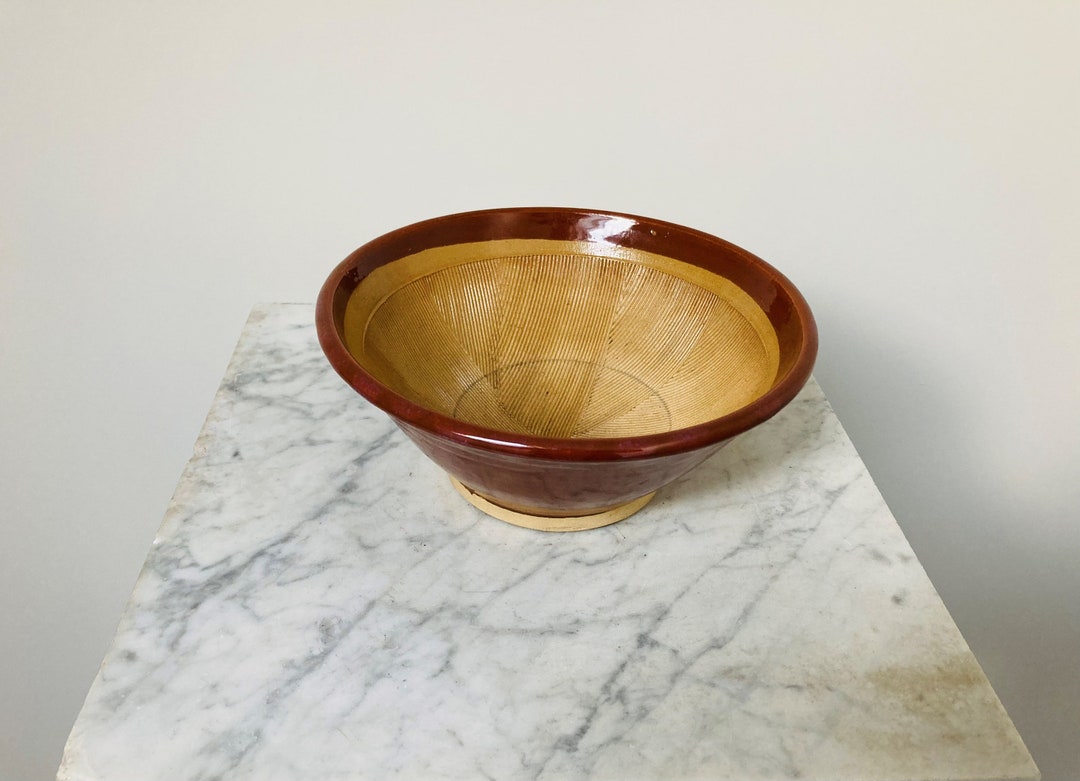 Vintage Japanese Sgraffito Bowl - Etsy