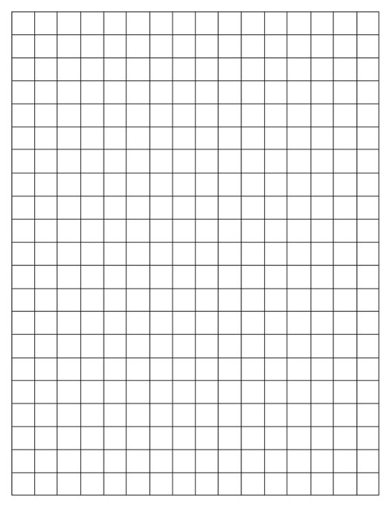 One-half Inch Graph Paper | Etsy