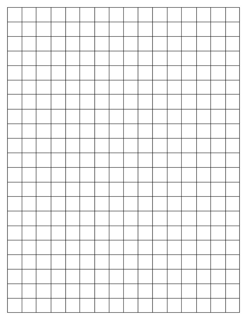 One-half Inch Graph Paper - Etsy