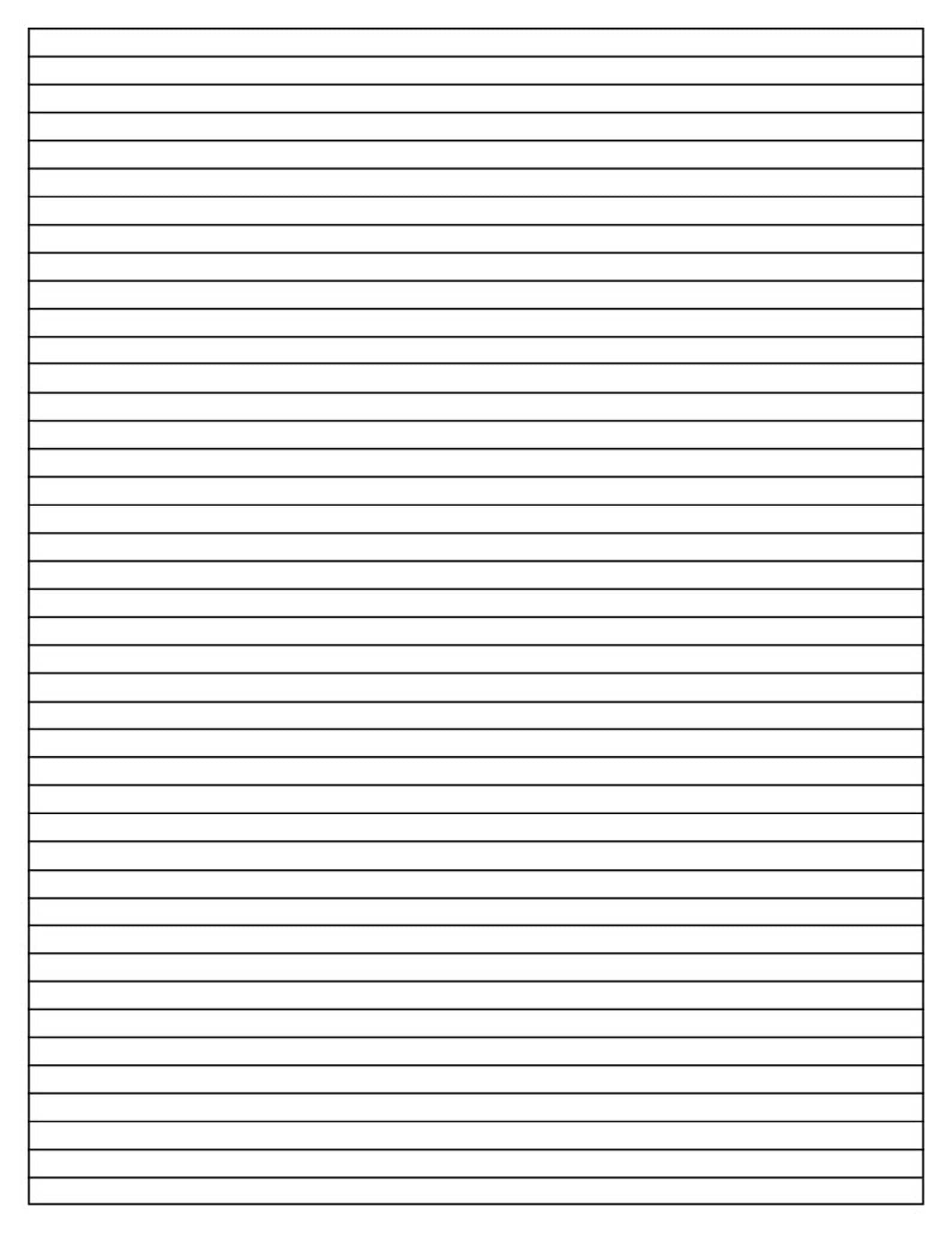 Quarter-inch Lined Notebook Paper - Etsy