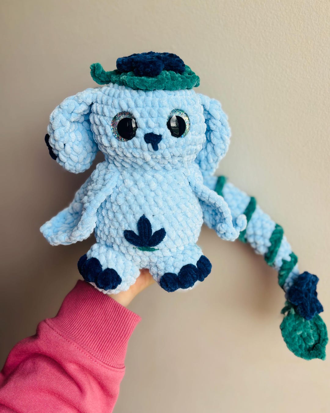 Crochet Mushroom Sprite Plushie – Handmade Forest Spirit Amigurumi ...