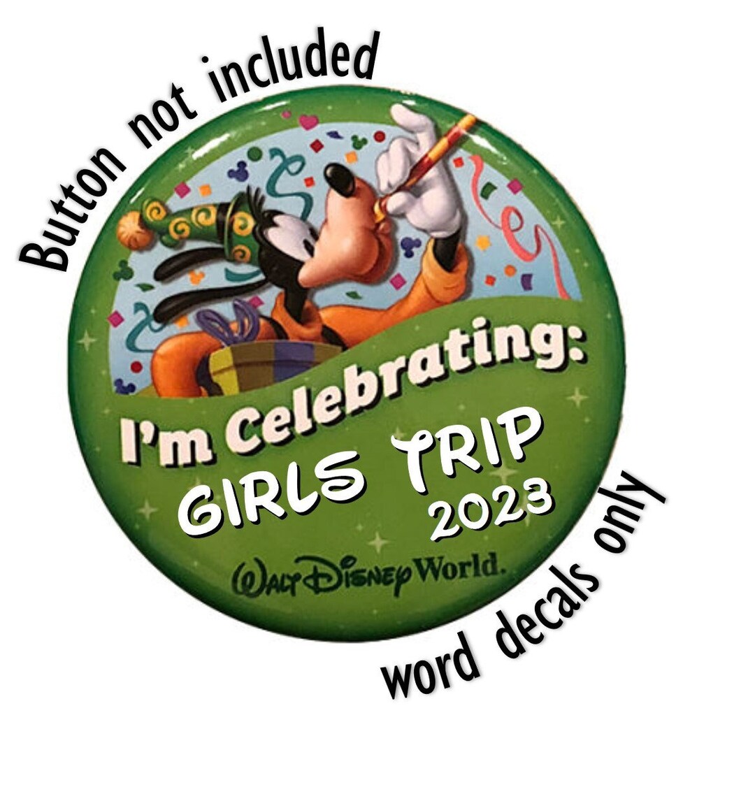 Personalized Decal for Celebration Buttons BUTTON NOT INCLUDED - Etsy