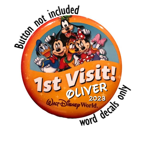 Disneyland Celebration Buttons - Etsy