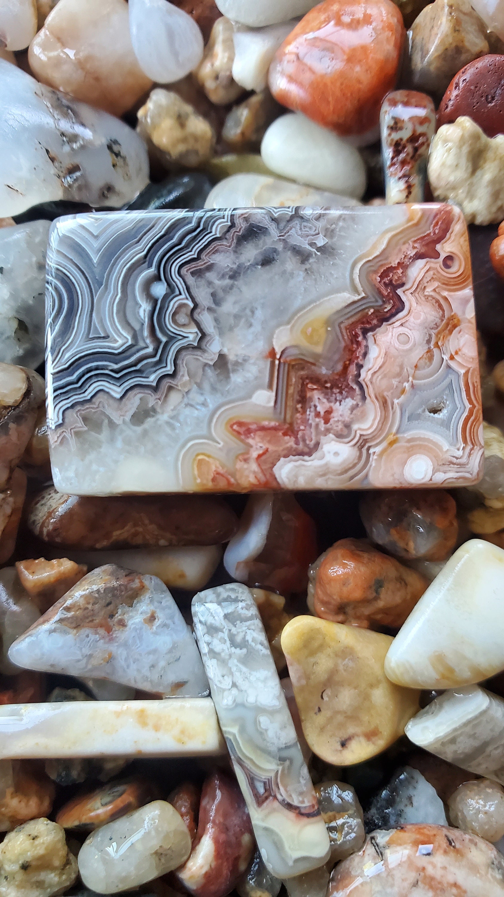 Laguna Crazy Lace Agate (tumbled Shapes) - Etsy