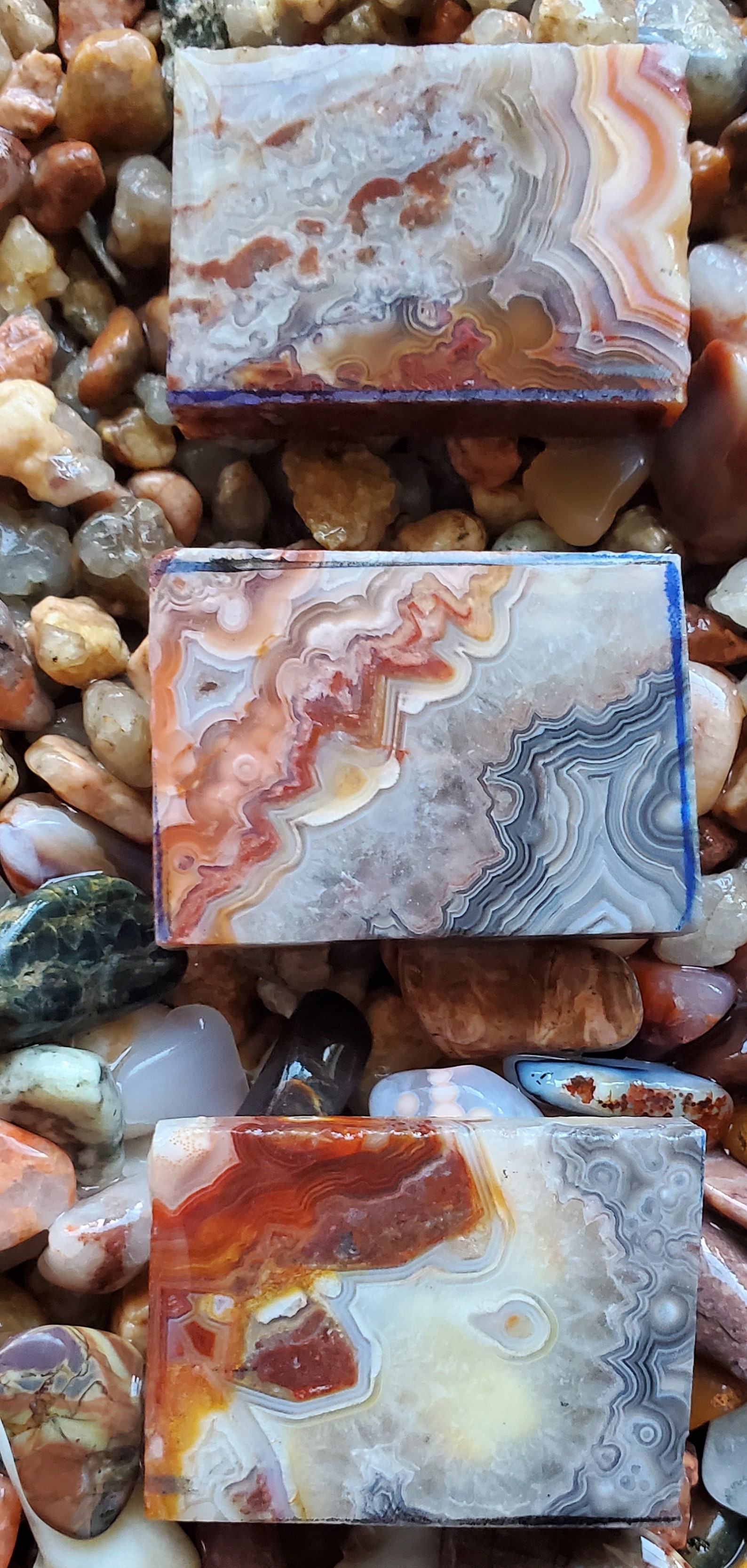 Laguna Crazy Lace Agate (tumbled Shapes) - Etsy