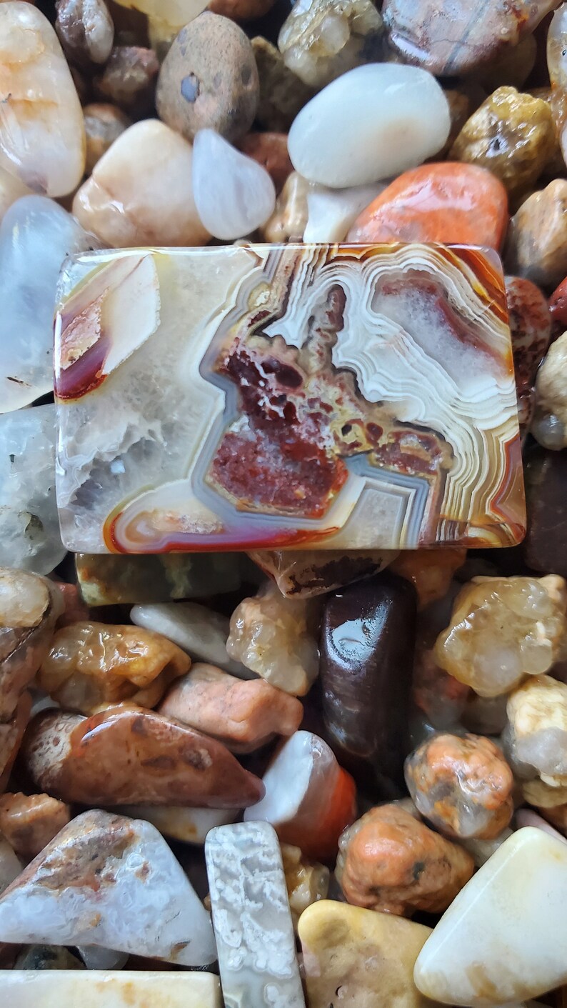 Laguna Crazy Lace Agate (tumbled Shapes) - Etsy