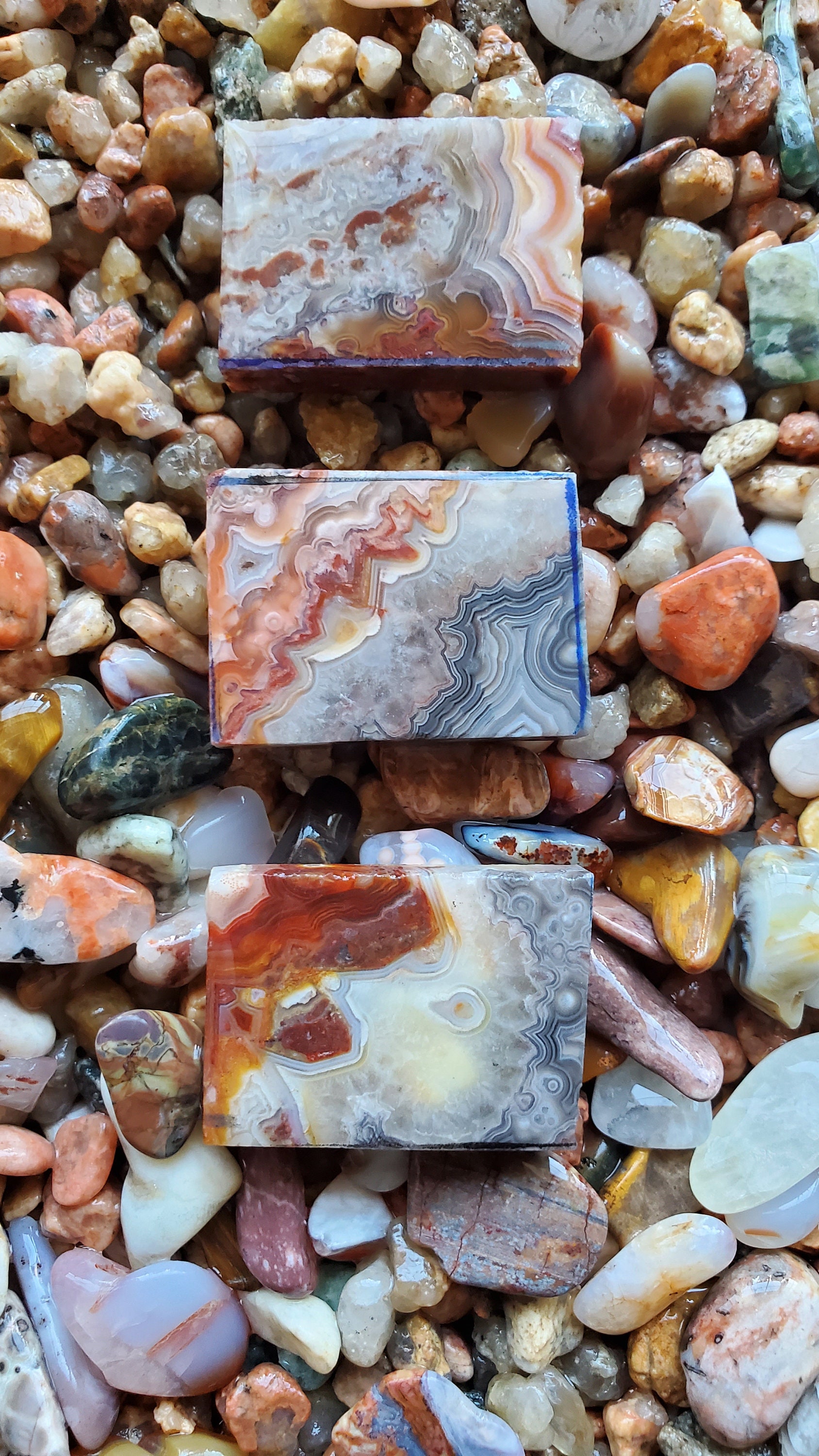 Laguna Crazy Lace Agate (tumbled Shapes) - Etsy