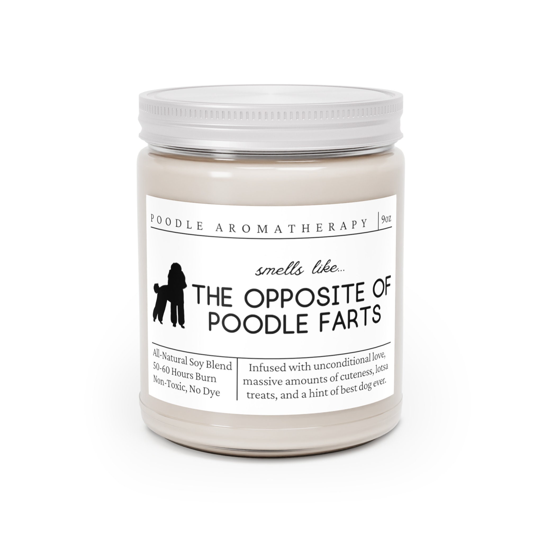 Poodle Gifts, Poodle Mom, Funny Poodle Gift, Poodle Candle, Gift for ...