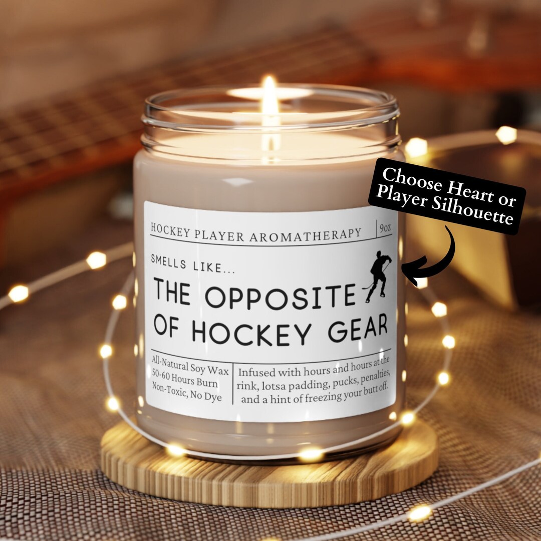 Hockey Player Gift, Hockey Player Candle, Gift for Hockey Player ...