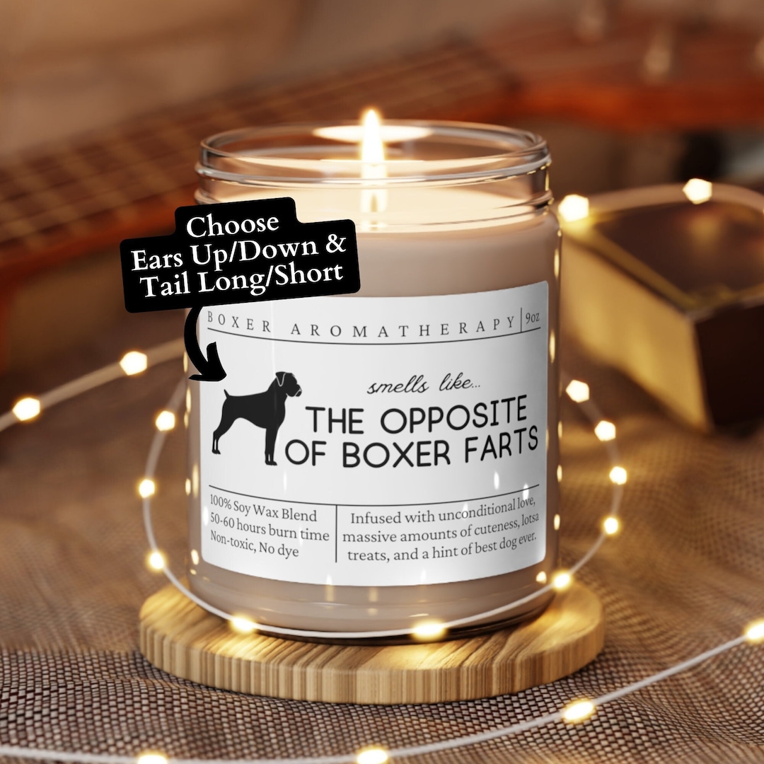 Boxer Dog Gifts, Boxer Mom, Funny Boxer Gift, Boxer Candle, Gift for ...
