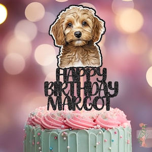 Maltipoo Cake Topper - Etsy