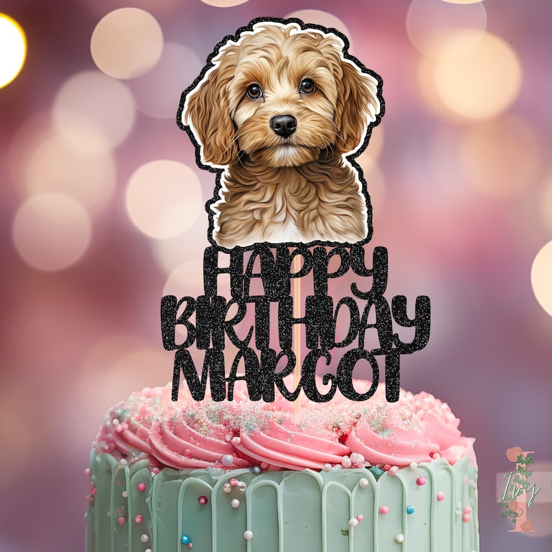 Maltipoo Cake Topper - Etsy