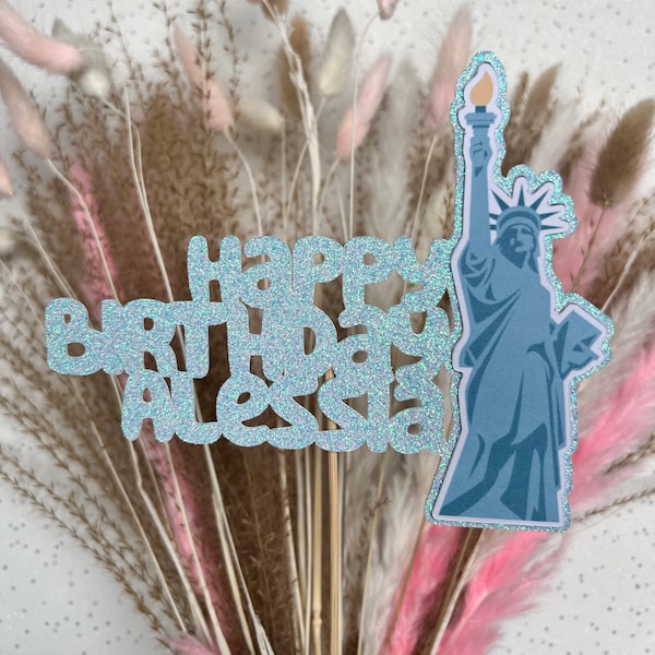 New York Cake Topper - Etsy