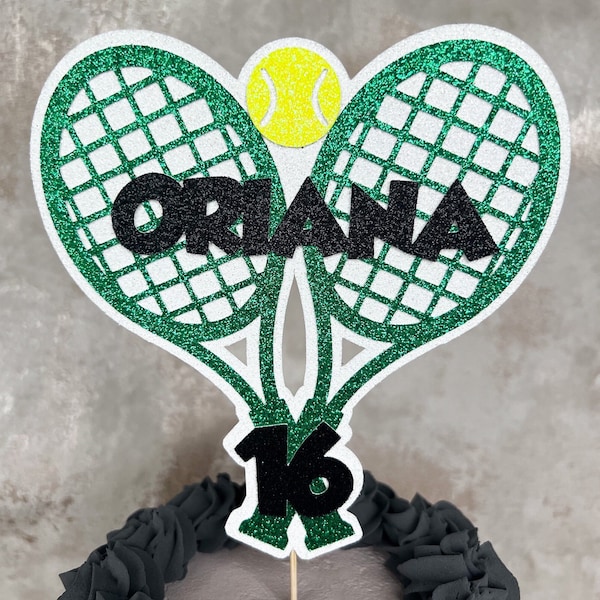 Tennis Ball Cake Topper - Etsy