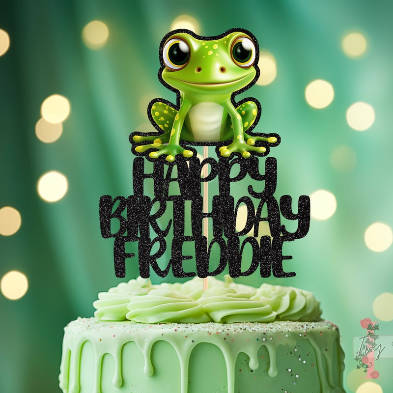 Frog Birthday Cake - Etsy