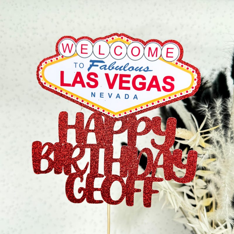 Playing Card Cake Topper - Etsy