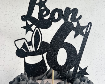 Magician Themed Cake Topper Magic Cake Topper Magician Birthday ...