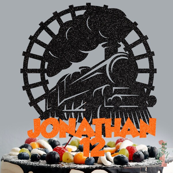 Train Cake Topper - Etsy