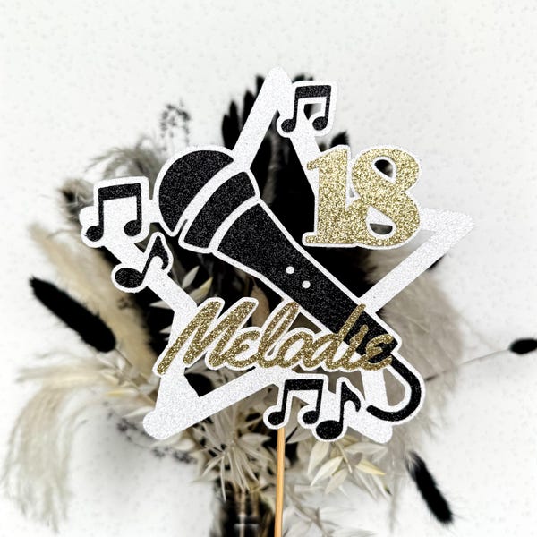 Music Cake Topper - Etsy Australia